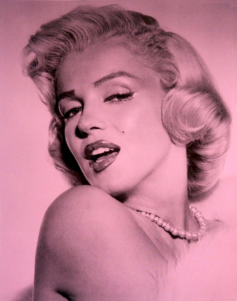 Marilyn Monroe-Pink Hollywood Stars - David Studwell